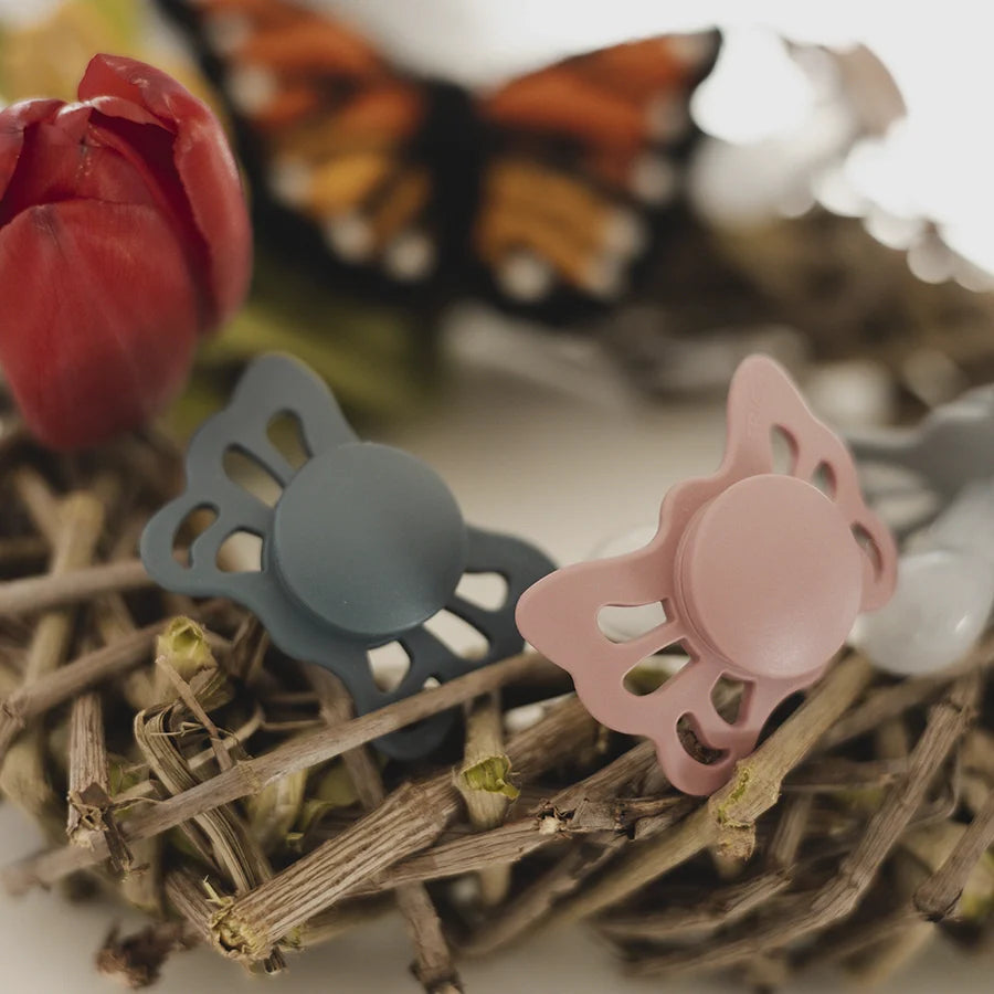FRIGG Butterfly Pacifiers - Anatomical & Symbolic Design